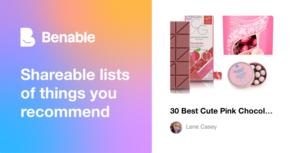 30 Best Cute Pink Chocolate