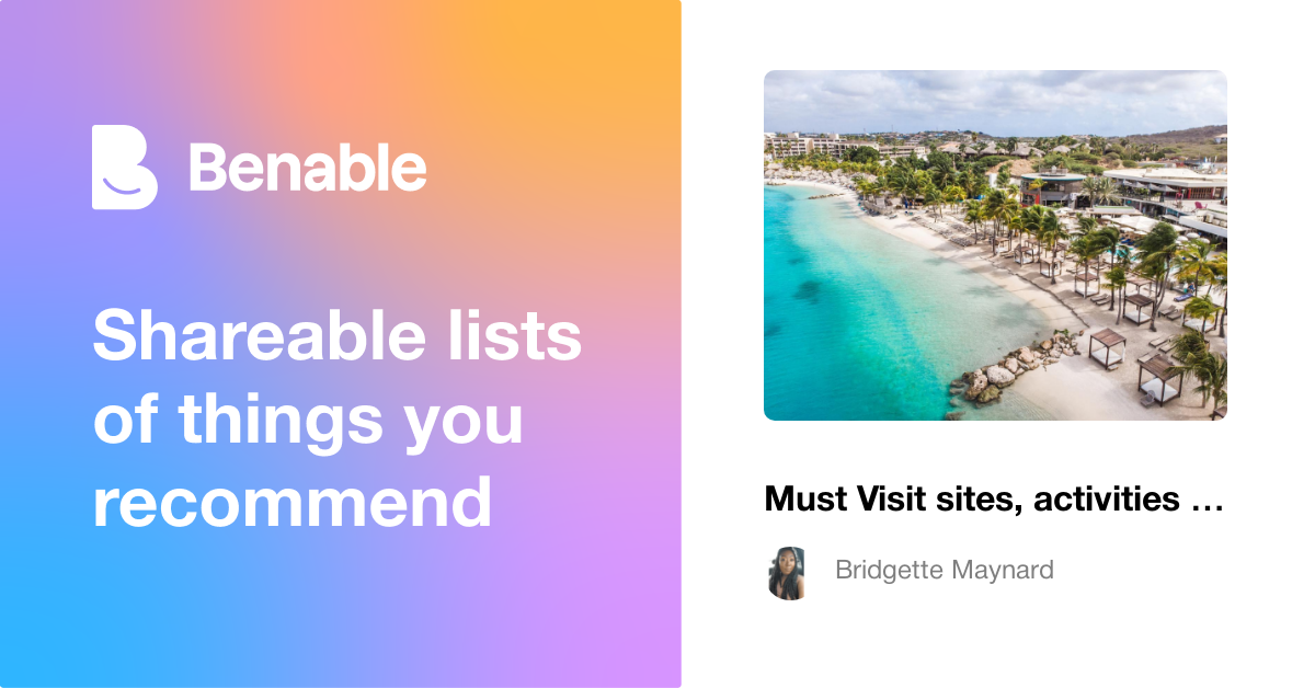 Must Visit sites, activities and beaches in Curacao
