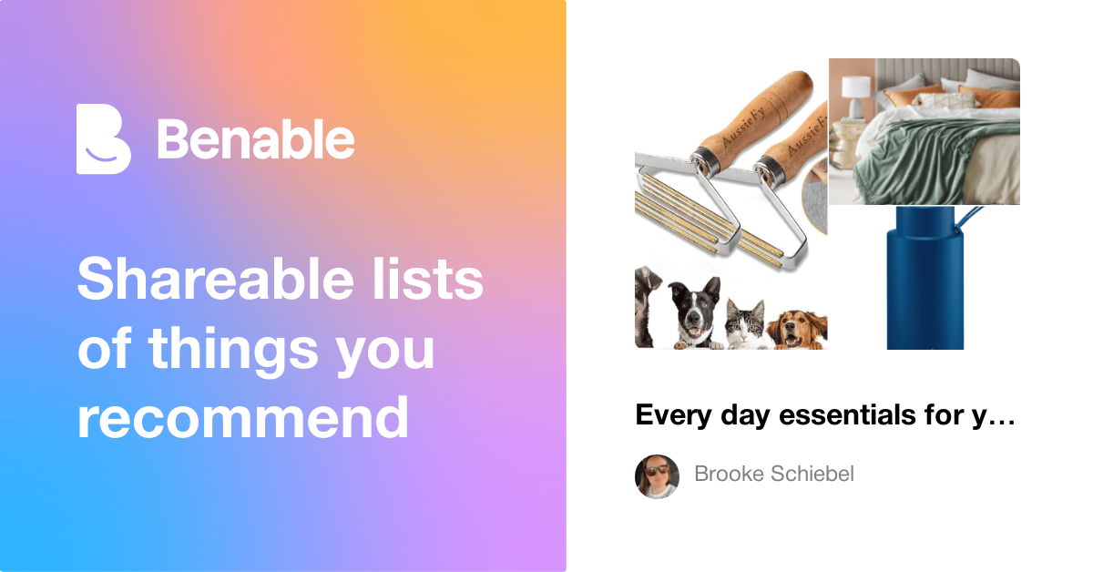 Every day essentials for you and your family