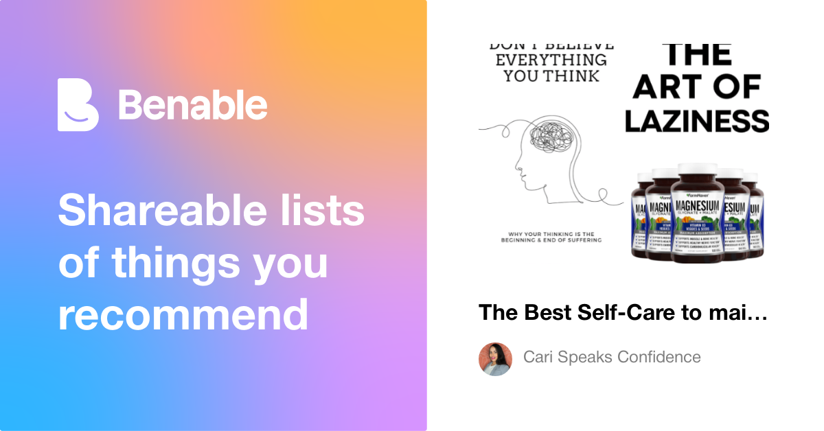 The Best Self-Care to maintain an abundant mindset