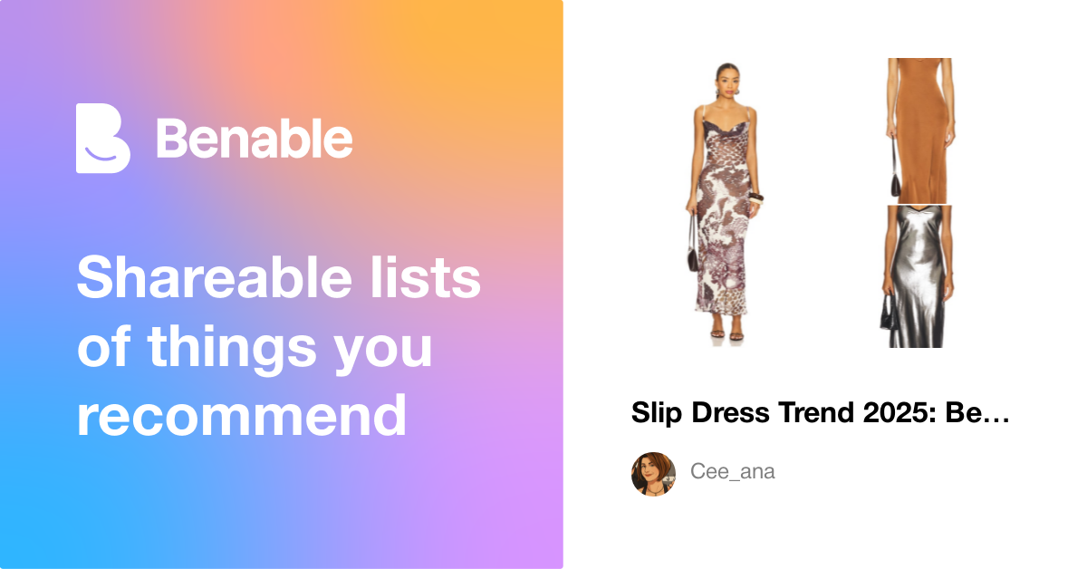 Slip Dress Trend 2025: Best Styles for Fall and Winter