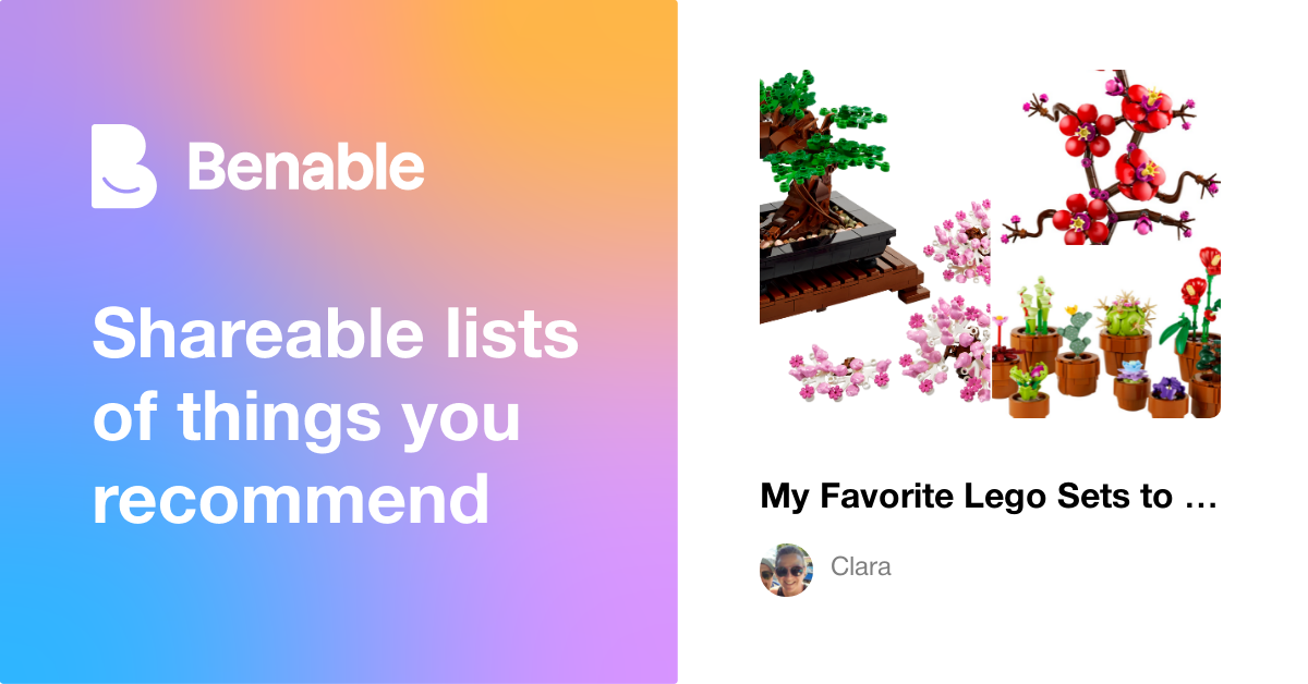My Favorite Lego Sets to Build