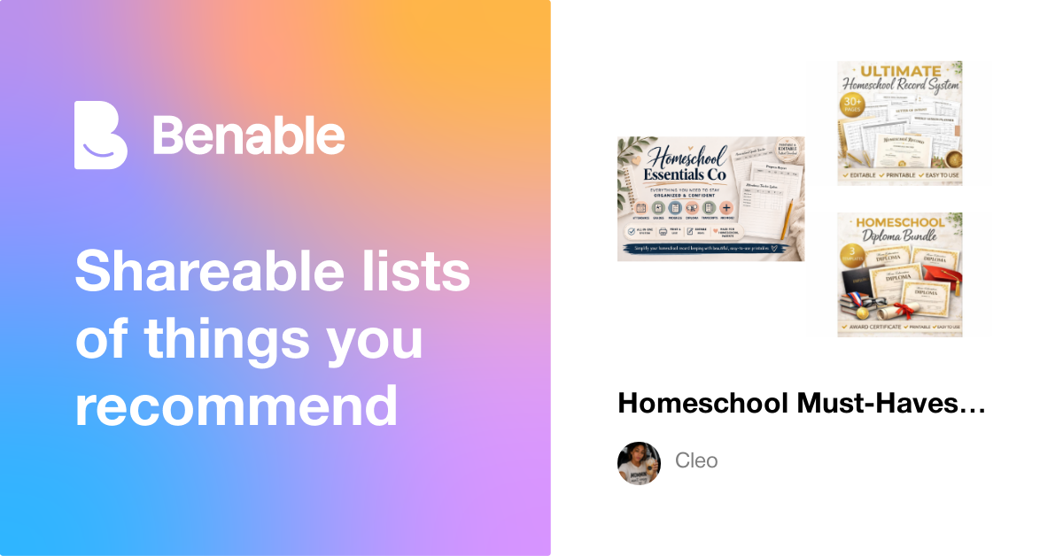 Homeschool Must-Haves That Save Me Time & Are Really Helpful.