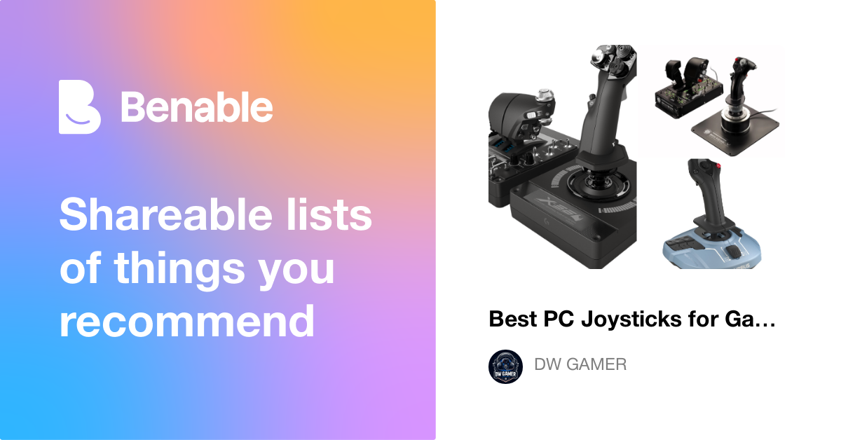 Best PC Joysticks for Gaming