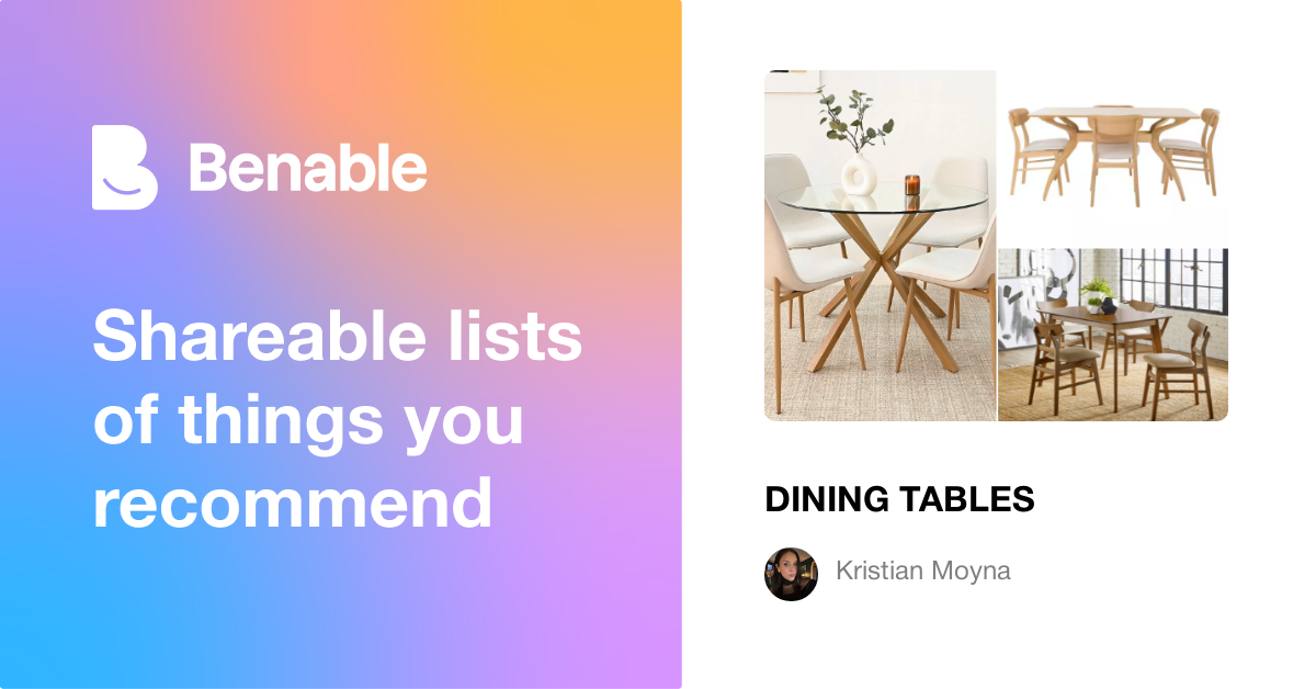 DINING TABLES