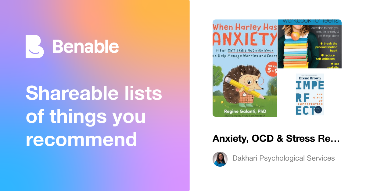Anxiety, OCD & Stress Relief Tools: Calming Picks for Overthinkers and ...