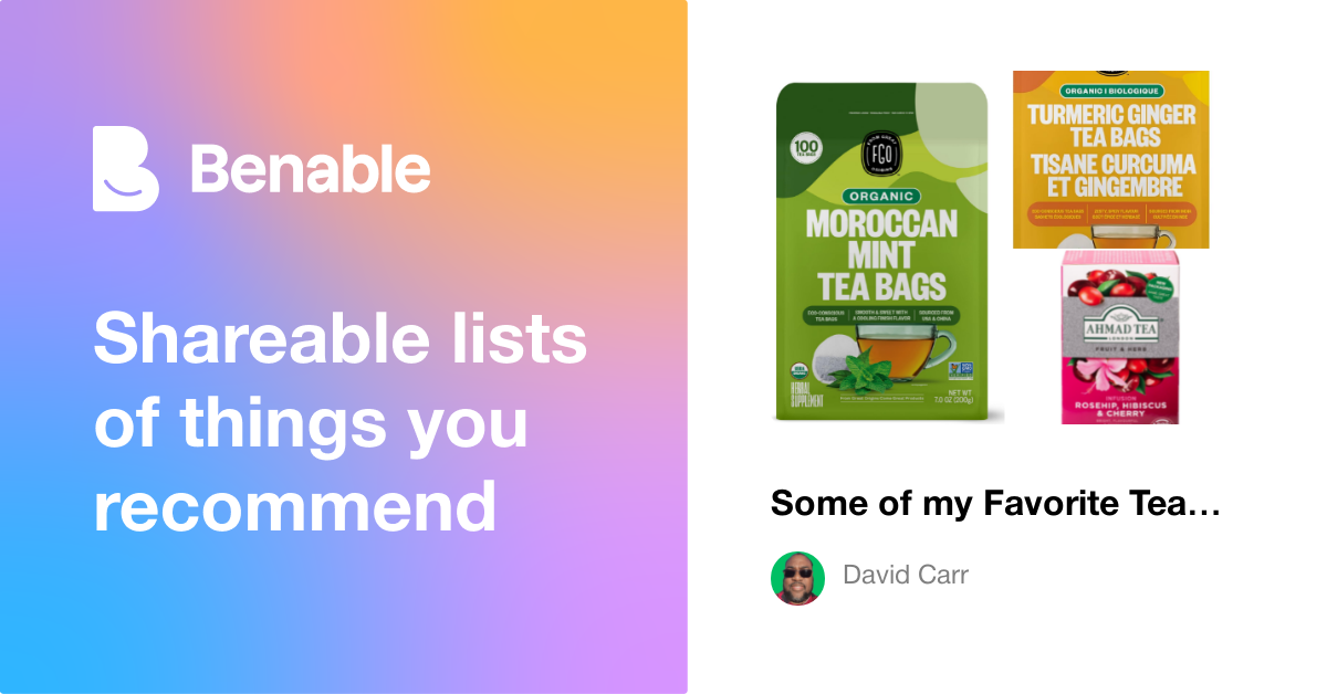 Some of my Favorite Teas from Amazon
