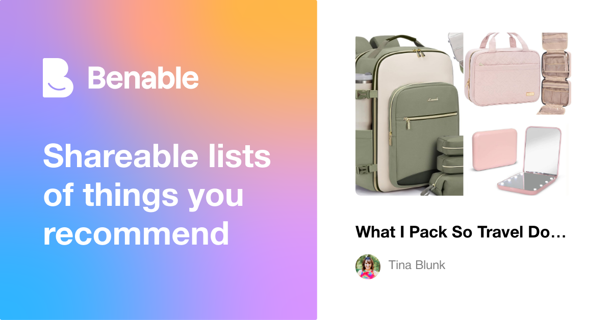 What I Pack So Travel Doesn’t Exhaust Me