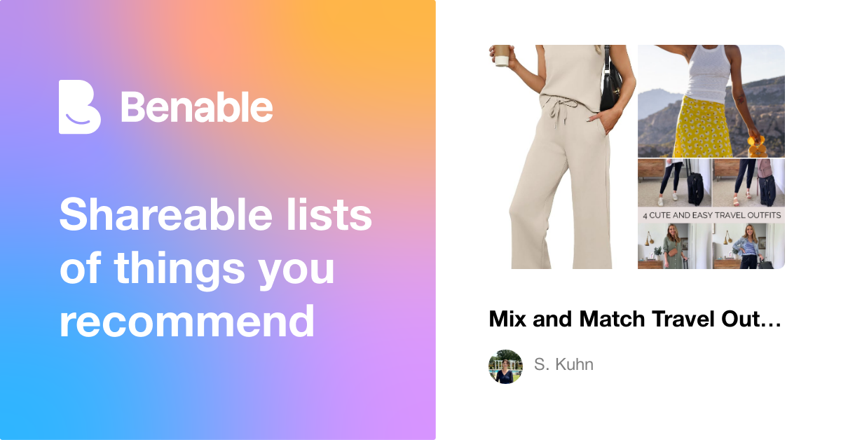 Mix and Match Travel Outfits