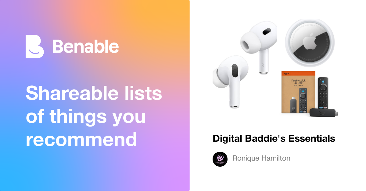 Digital Baddie's Essentials