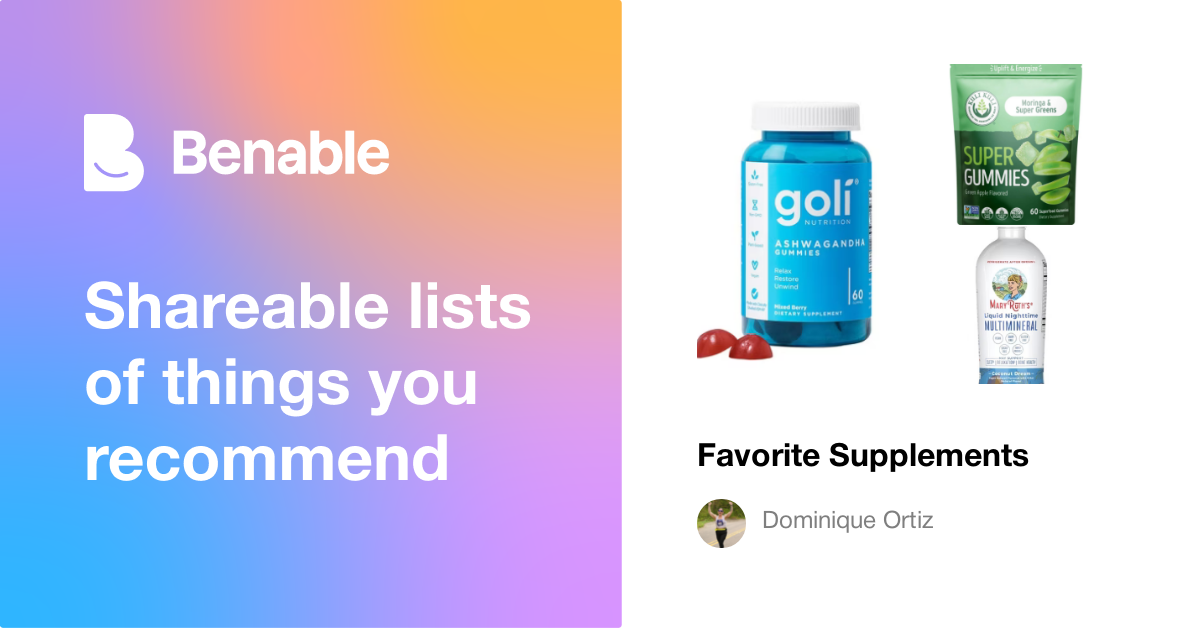 Favorite Supplements