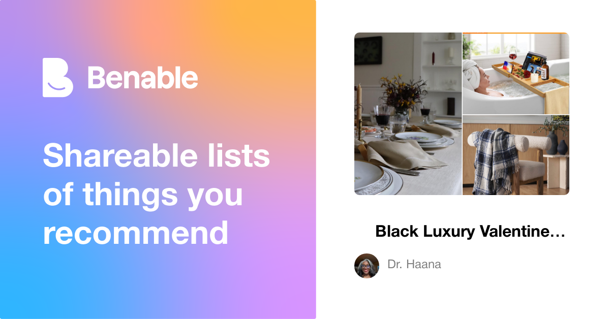 🖤 Black Luxury Valentine: The Home & Self-Love