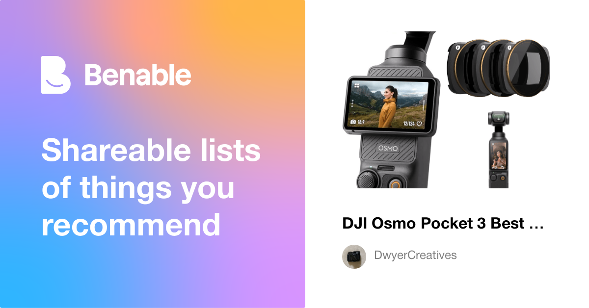 DJI Osmo Pocket 3 Best Vlogging Camera 2024
