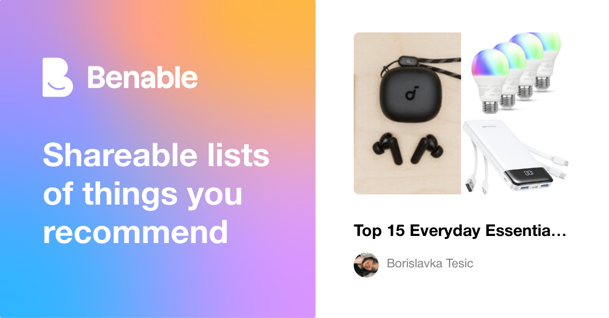 Top 15 Everyday Essentials Everyone Will Love