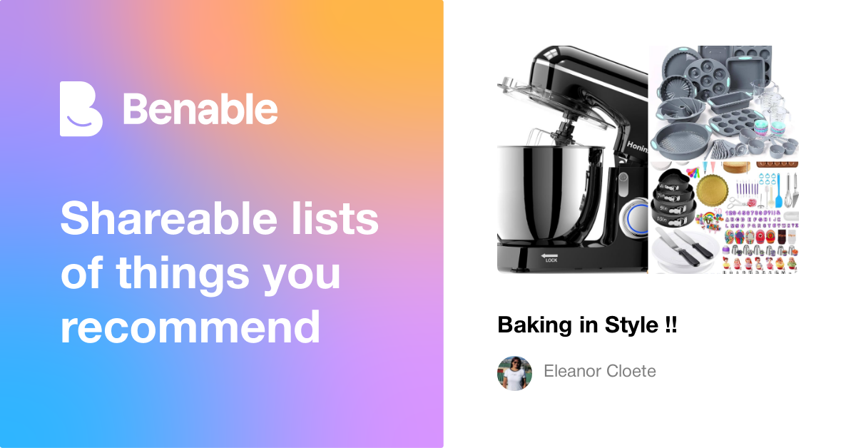 Baking in Style