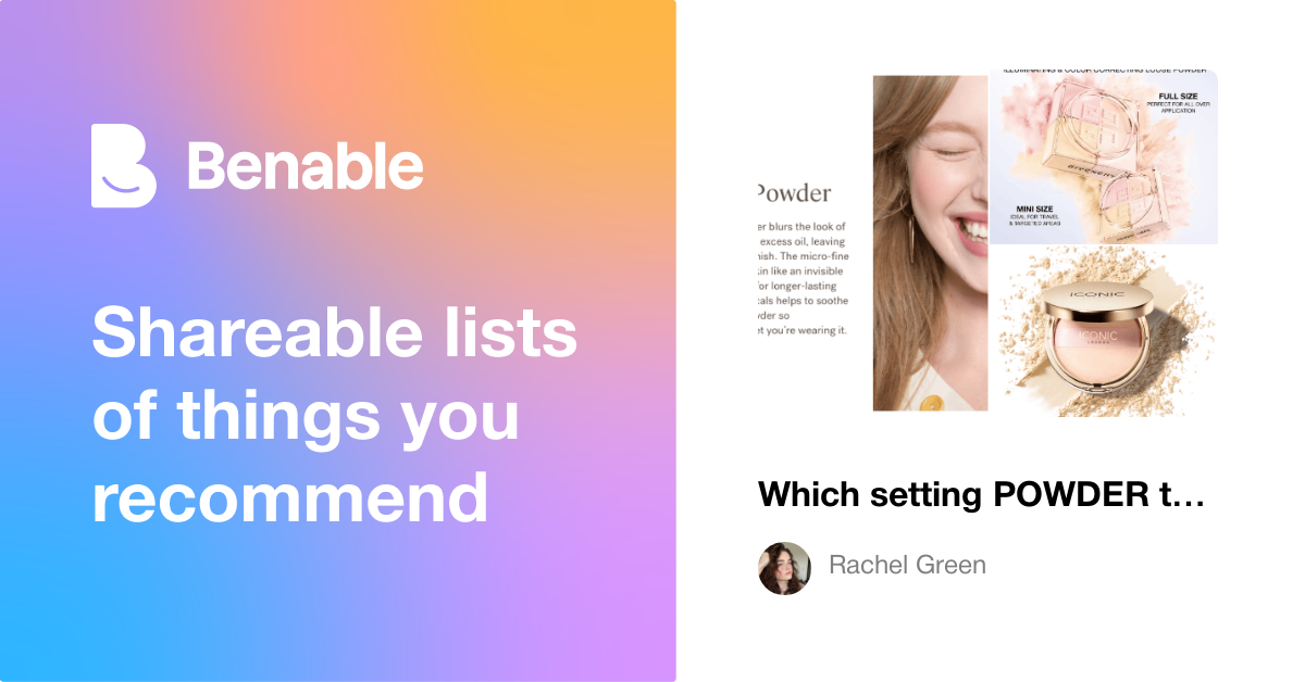 Which setting POWDER to choose?