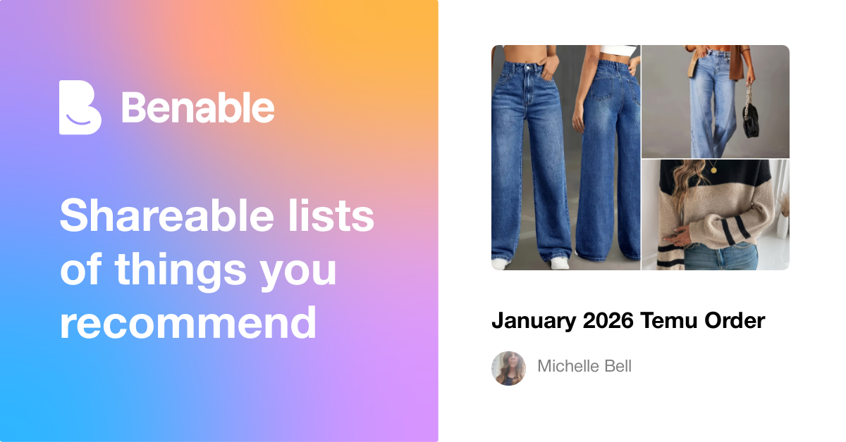 January 2026 Temu Order