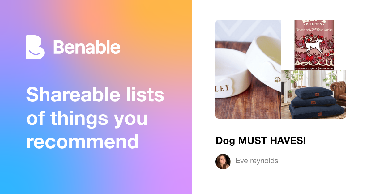 Dog MUST HAVES!