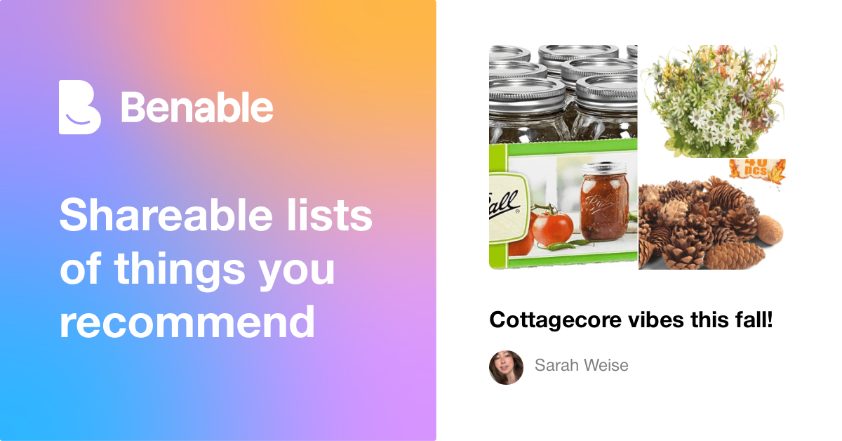 Cottagecore vibes this fall!