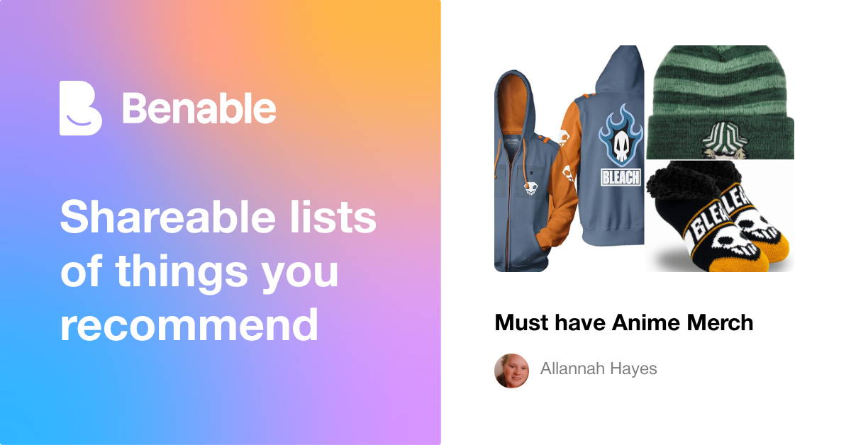 Must have Anime Merch