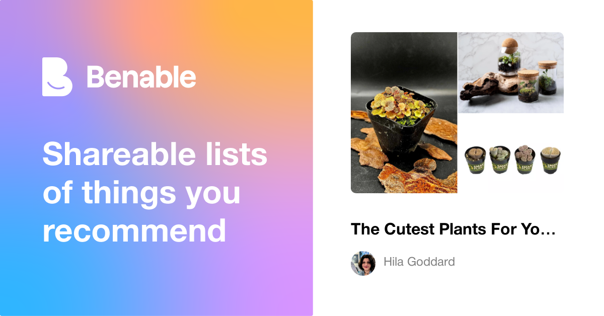 The Cutest Plants For Your Home