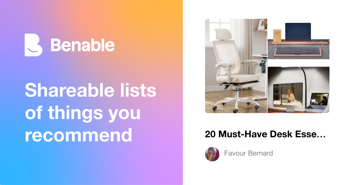 20 Must-Have Desk Essentials for a Productive & Aesthetic Workspace