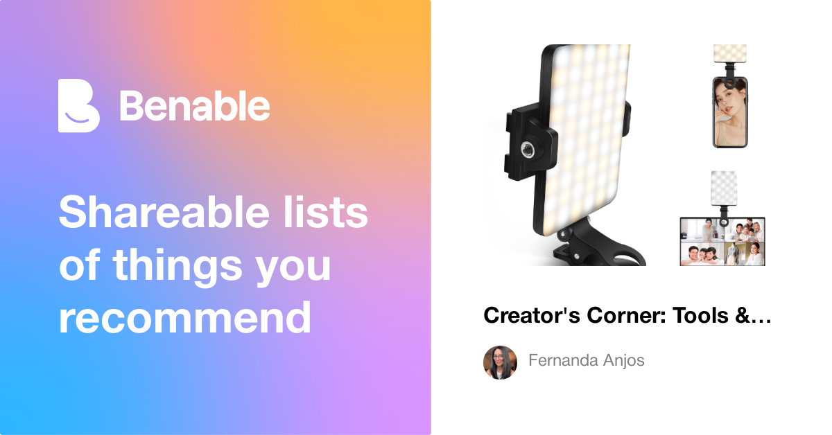 Creator's Corner: Tools & Tech
