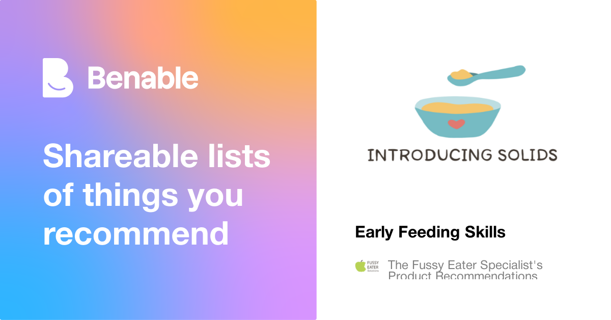 Early Feeding Skills
