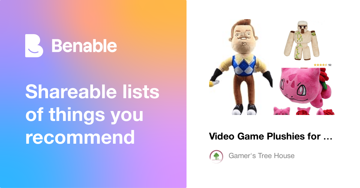 Video Game Plushies for Every Fan (Part 1)