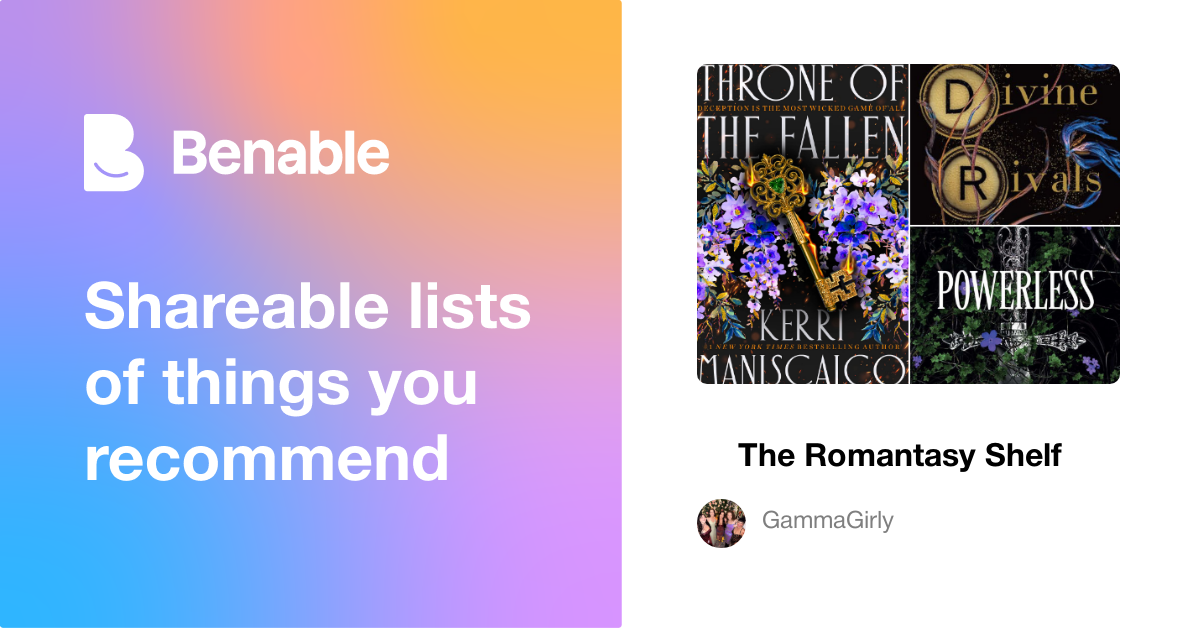 🪄 The Romantasy Shelf