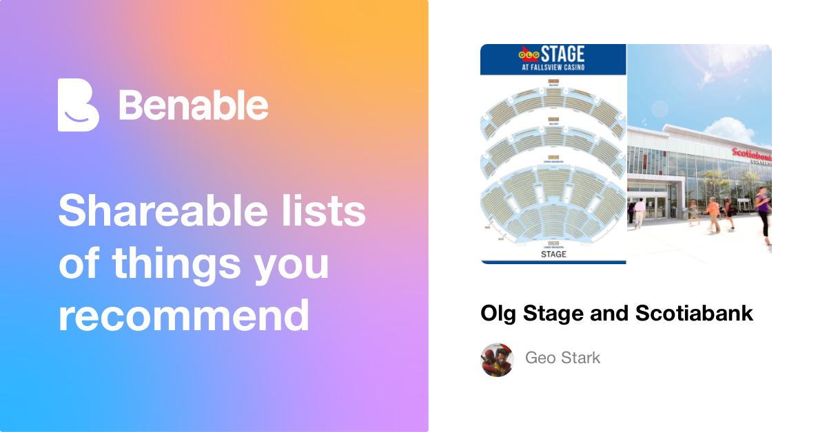 Olg Stage and Scotiabank