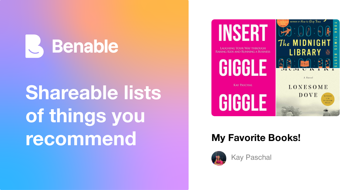 My Favorite Books!