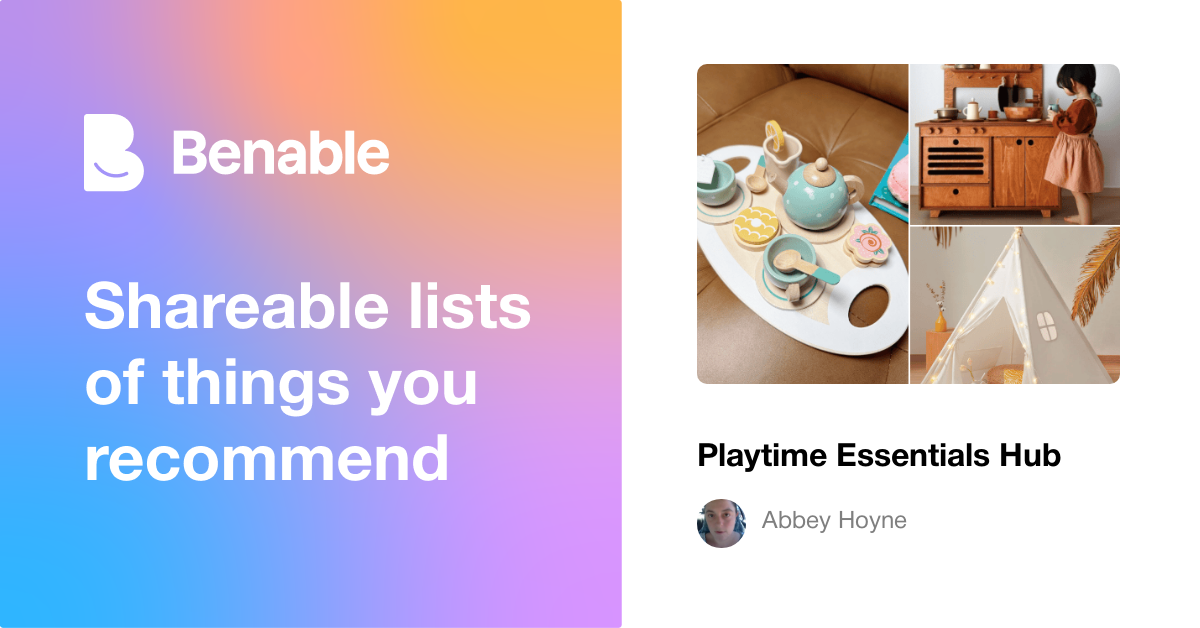Playtime Essentials Hub