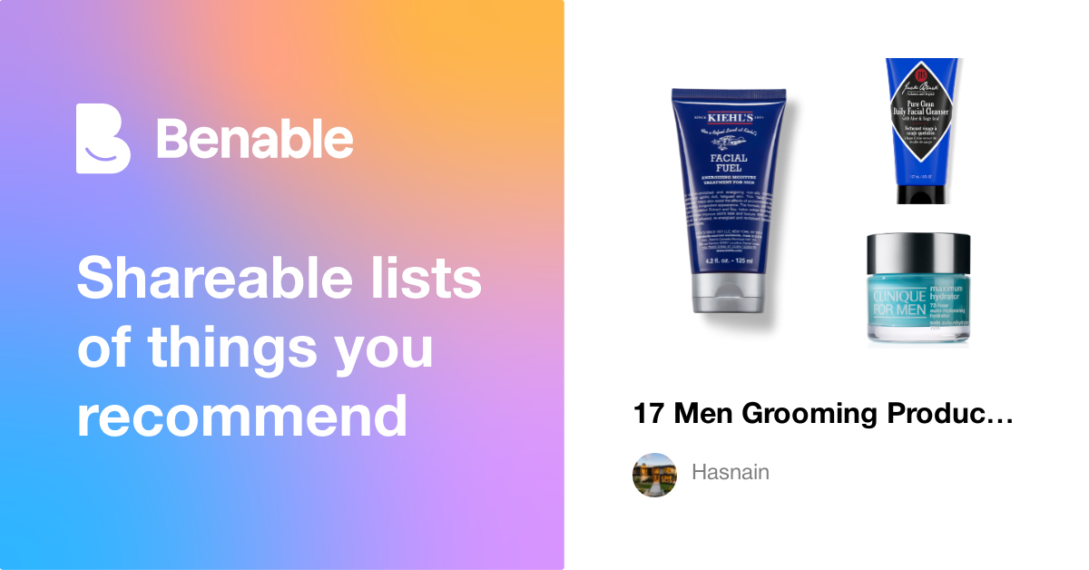 17 Men Grooming Products That Actually Upgrade Your Routine