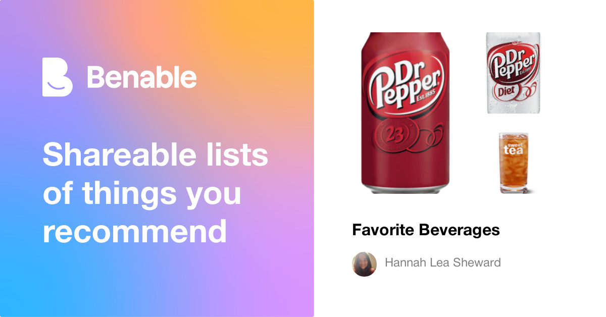 Favorite Beverages