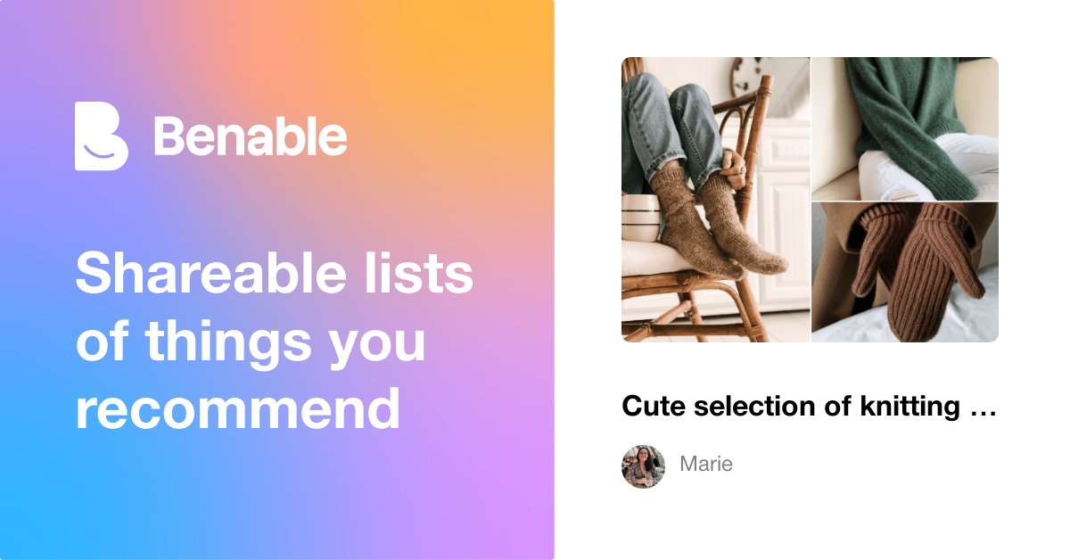 Cute selection of knitting patterns 🧶