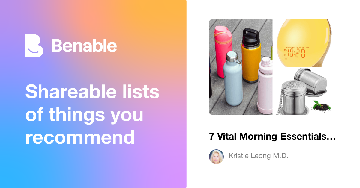 7 Vital Morning Essentials for a Healthy Kickstart
