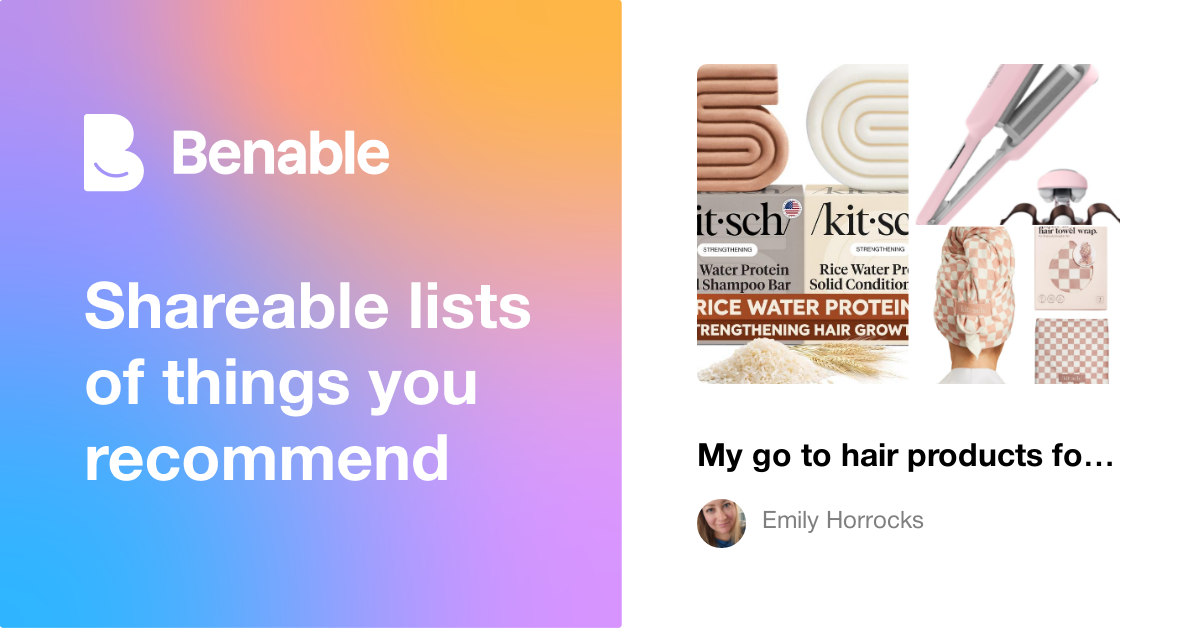 My go to hair products for long and soft hair