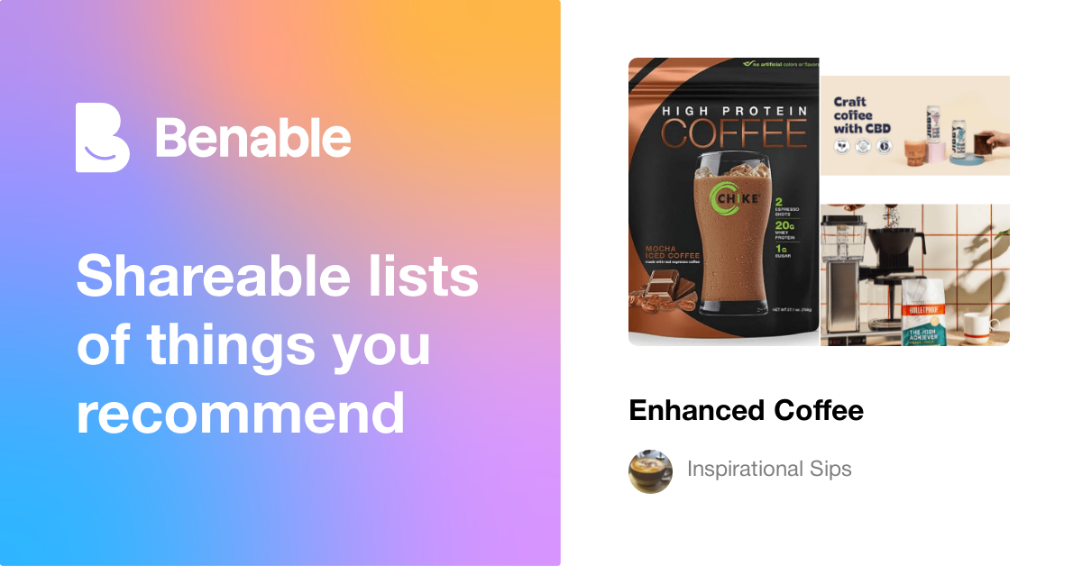 Enhanced Coffee