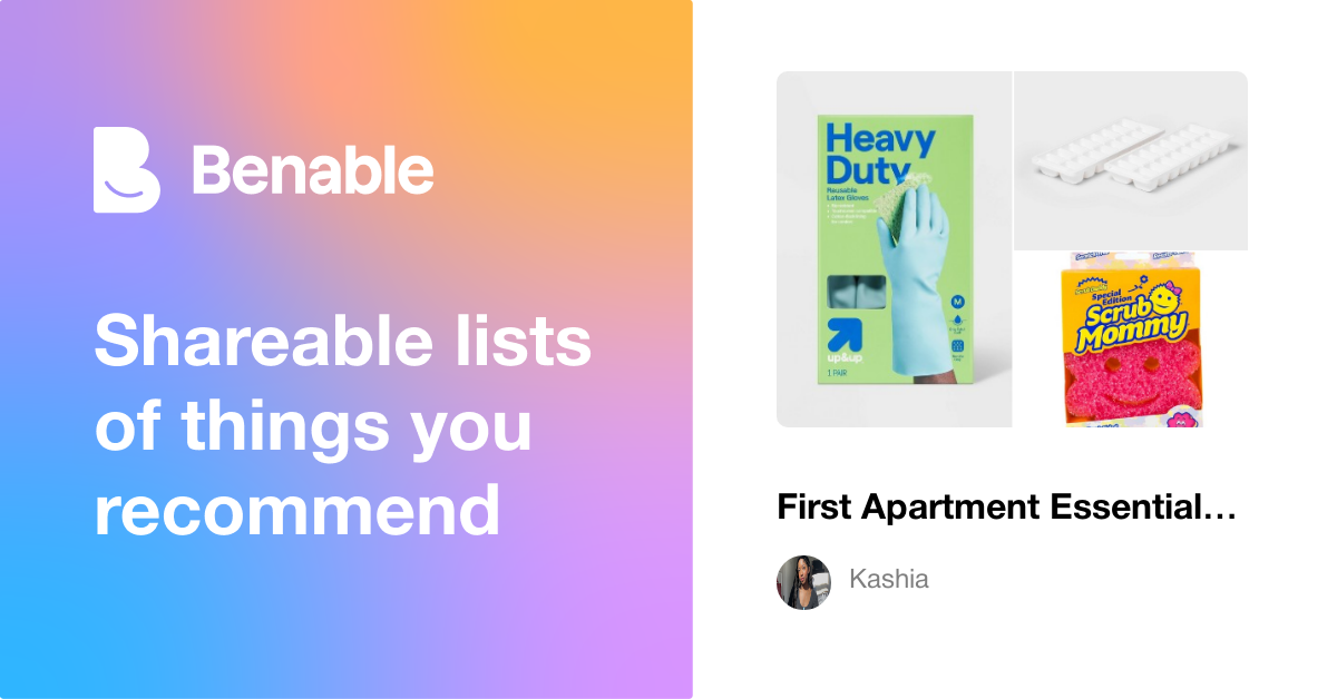 First Apartment Essentials💗