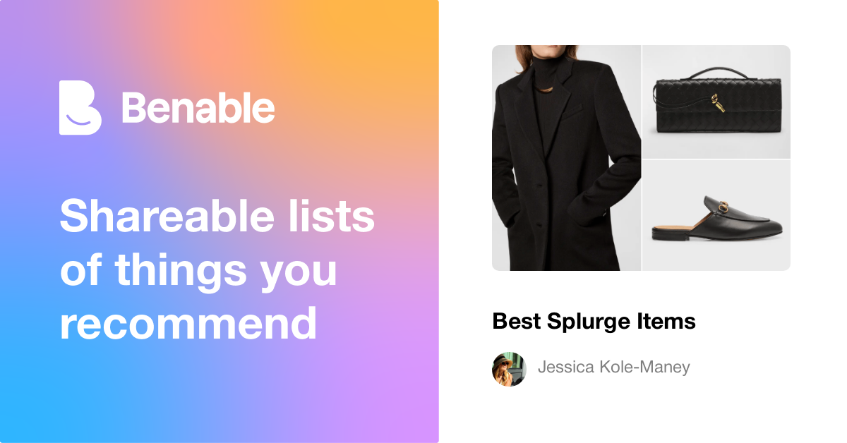 Best Splurge Items