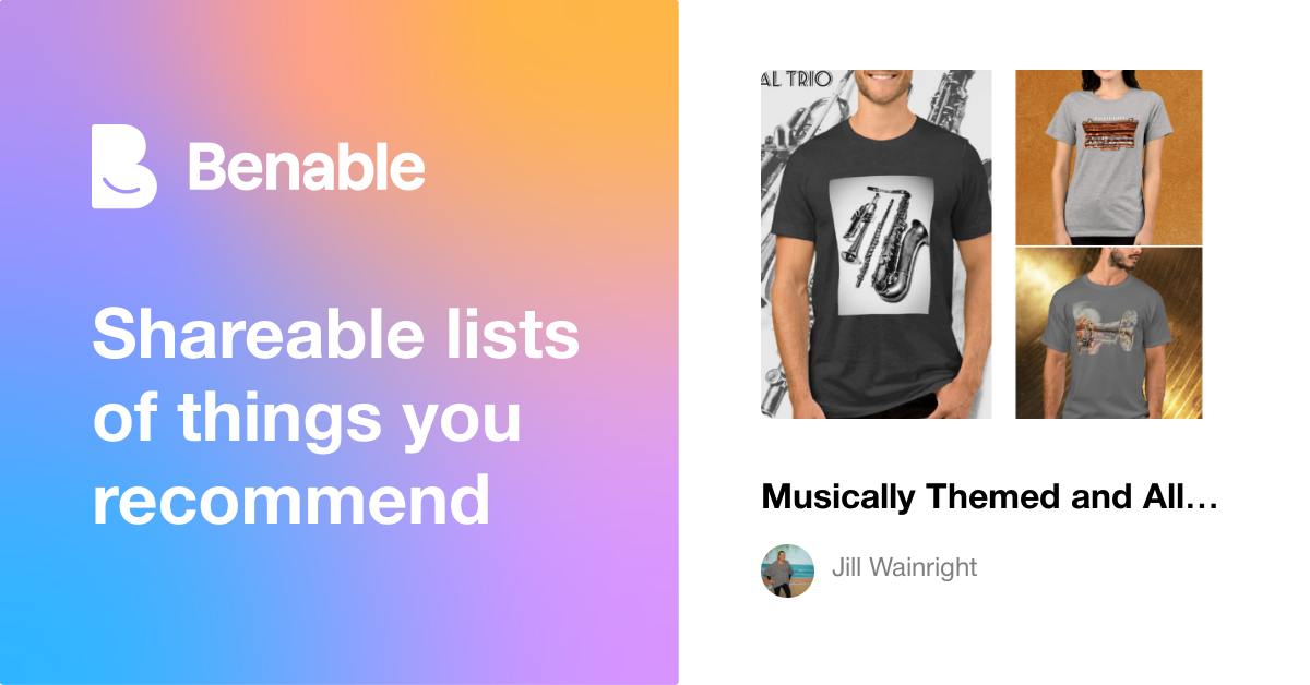 Musically Themed and All that Jazz T-shirts