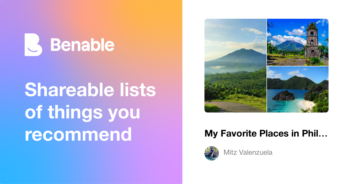 My Favorite Places in Philippines