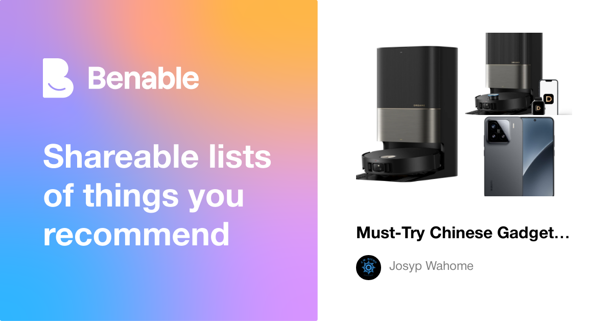 Must-Try Chinese Gadgets for 2025: Best Smart Tech & Electronics