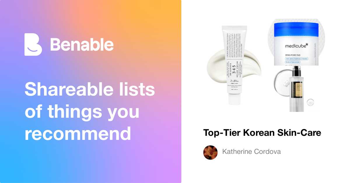 Top-Tier Korean Skin-Care