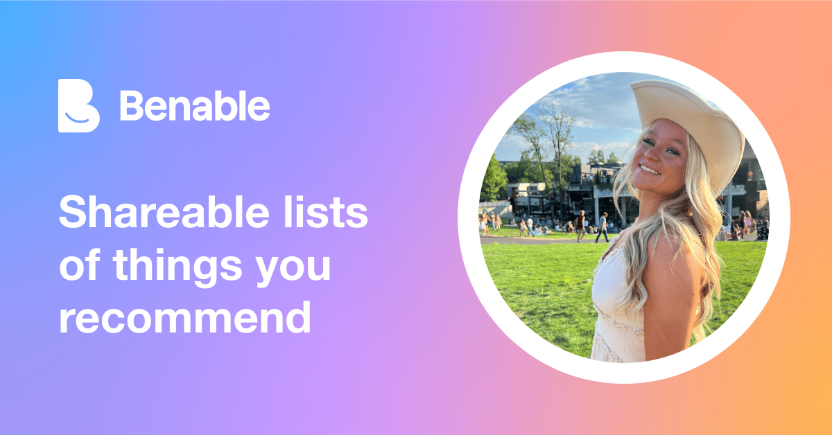Everything @Kendallbarron (Kendall Barron) recommends - Benable