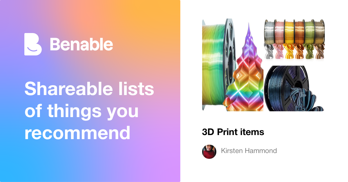 3D Print items