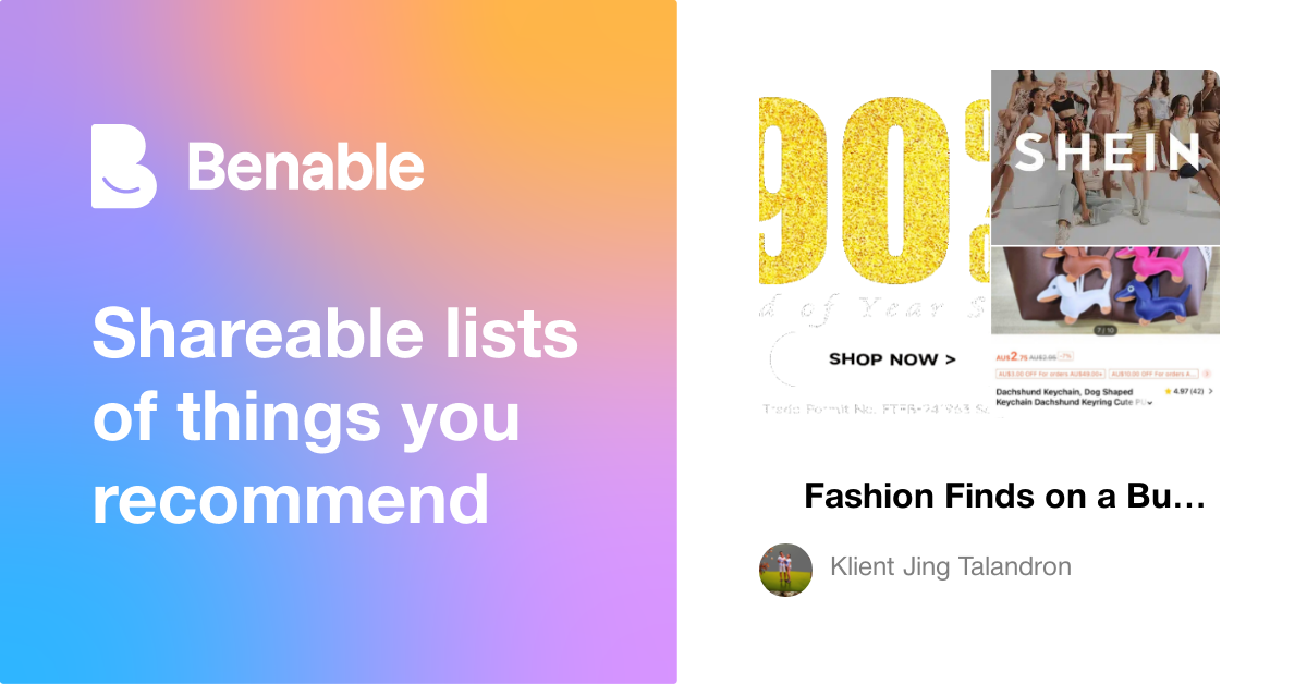 👗 Fashion Finds on a Budget