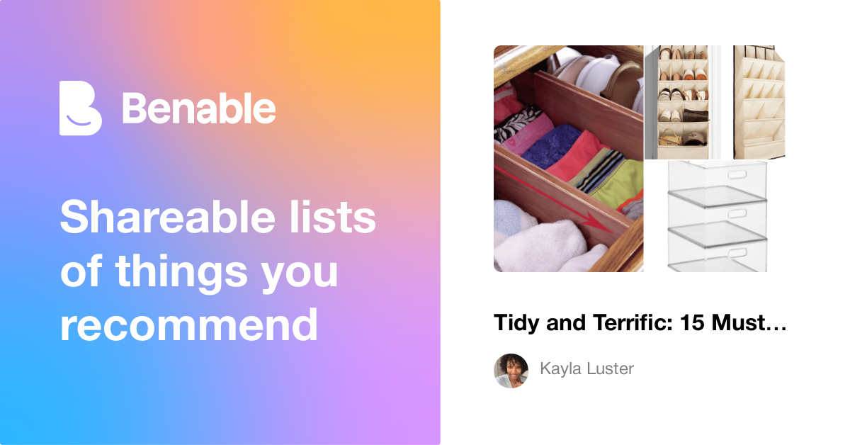 Tidy and Terrific: 15 Must-Have Home Organization Items