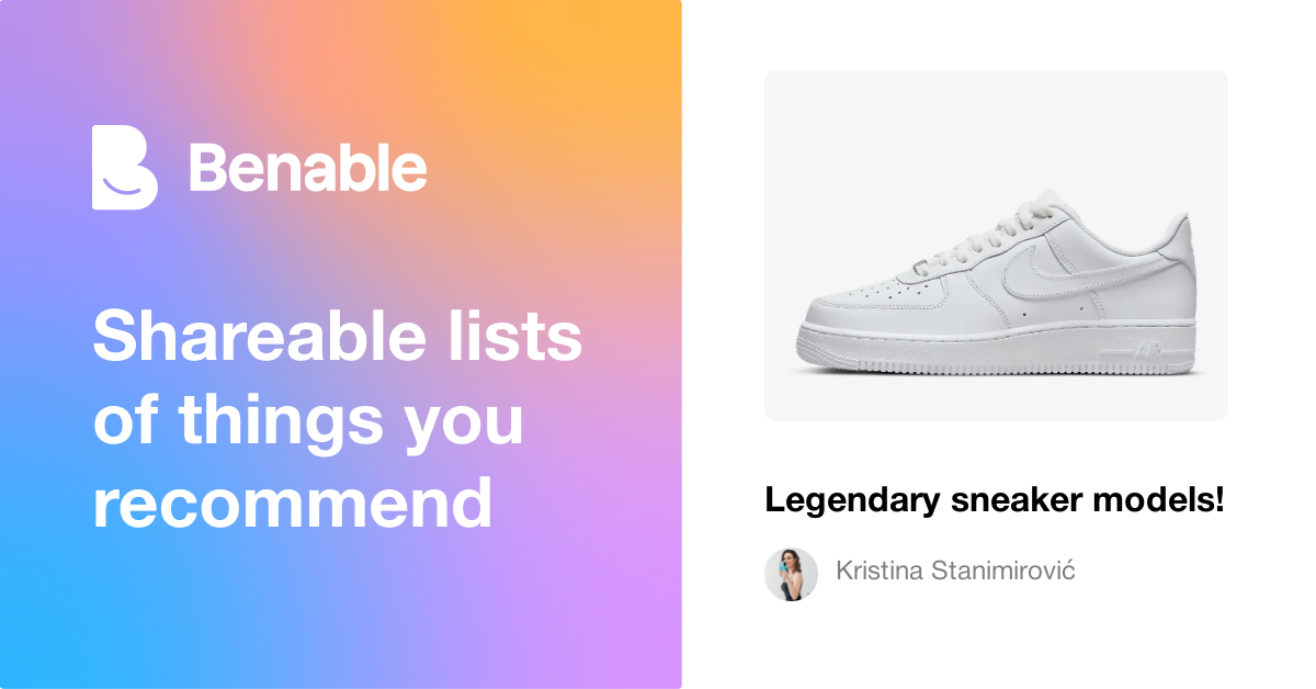 Legendary sneaker models!